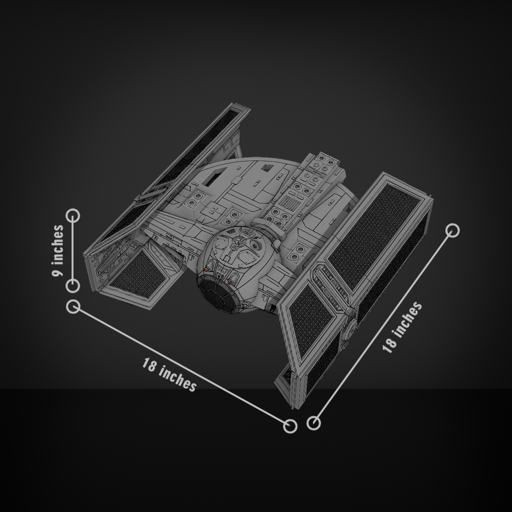 FREE Titan Fighter – 3D Print File | 3MF | Titan3D